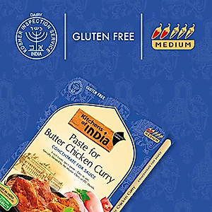 Kitchens Of India Paste for Butter Chicken Curry, 3.5-Ounce Boxes (Pack of 6)