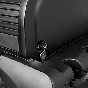 Rubbermaid Commercial Products Housekeeping Cart, 53-1/2-Inch Height, 48-1/4-Inch Length X 22-Inch Width, Black, FG9T7500BLA