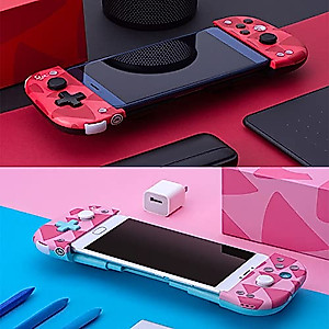 BEITONG Wireless Mobile Phone Game Controller, Bluetooth Gaming Controller Gamepad with Button Custom Function and No activation for iPhone/iPad/Android Mobile Smartphone Tablet (W1, Black)