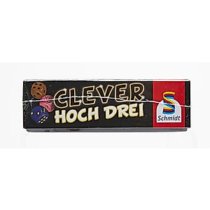 Schmidt Spiele 49384 Clever hoch DREI, dice Game from The Series Klein & Fein