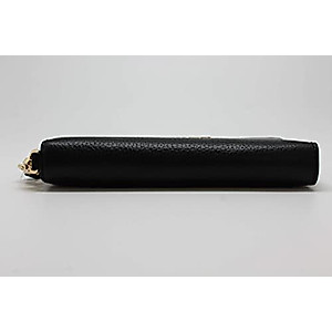 Large Pebbled Leather Smartphone Wristlet