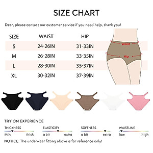 Starmiss Cotton Underwear for Women Sexy Bikini Panties Low Rise Hipster Breathable Soft Bikini Underwear, 5 Pack, S-XL (mix2,M)