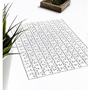 The Clearly Impossible Puzzle ® 100, 200, 500, 1000 Pieces Hard Puzzle for Adults Cool Difficult Puzzles Clear Hardest Puzzle - Difficult Funny Puzzle for Adults (200)