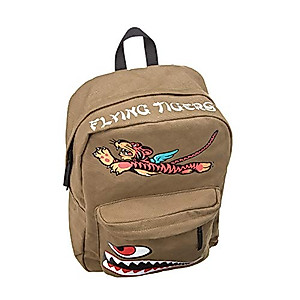 Classic Flying Tigers Canvas Backpack With Adjustable Shoulder Straps For All Ages One_Size