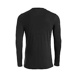 Mizuno Comp Diamond Long sleeve Crew, Black, Large