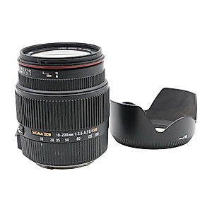 Sigma 18-200mm F3.5-6.3 II DC OS HSM Lens for Canon SLR Camera (OLD MODEL)