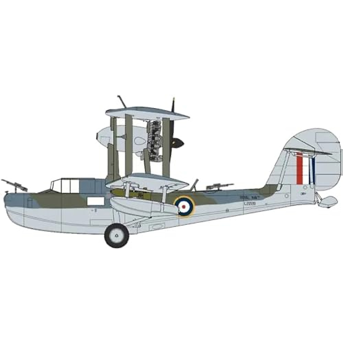 Airfix Model Airplane Kit Gift Set - A09183 Supermarine Walrus Mk.I, Plastic Plane Model Kits for Adults & Kids 14+, Skill Level 3, 1:48 Scale WW2 Military Aircraft Models - Real Aeroplane Models