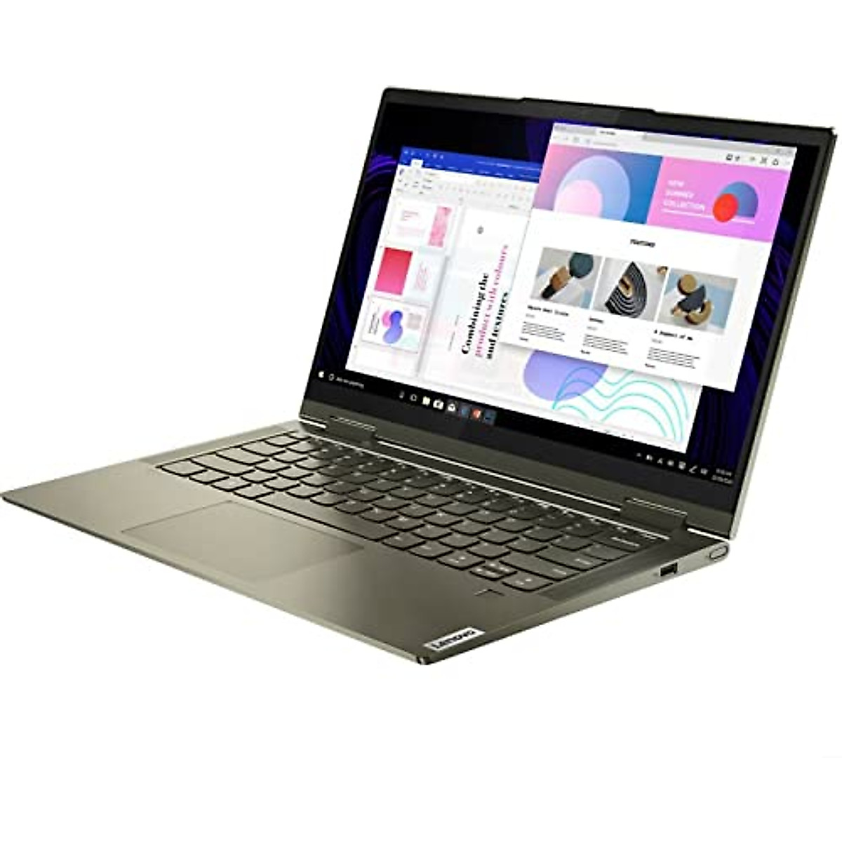 2022 LENOVO Yoga 7i 2-in-1 Laptop 14 inch FHD Touchscreen Intel EVO Platform 11th Core i5-1135G7 Iris Xe Graphics 12GB DDR4 512GB NVMe SSD WI-FI 6 Windows 10 Pro Fingerprint Backlit Keyboard
