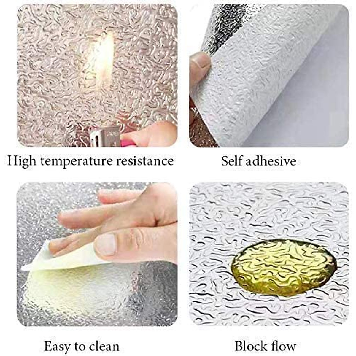 24 in X 118 in Kitchen Backsplash Stick Wallpaper Used for Kitchen Countertop Drawer Dresser