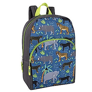 Trail maker 24 Pack Wholesale Kids Backpacks for Boys, Girls Bulk Backpacks with Fun Patterns, Adjustable Padded Straps
