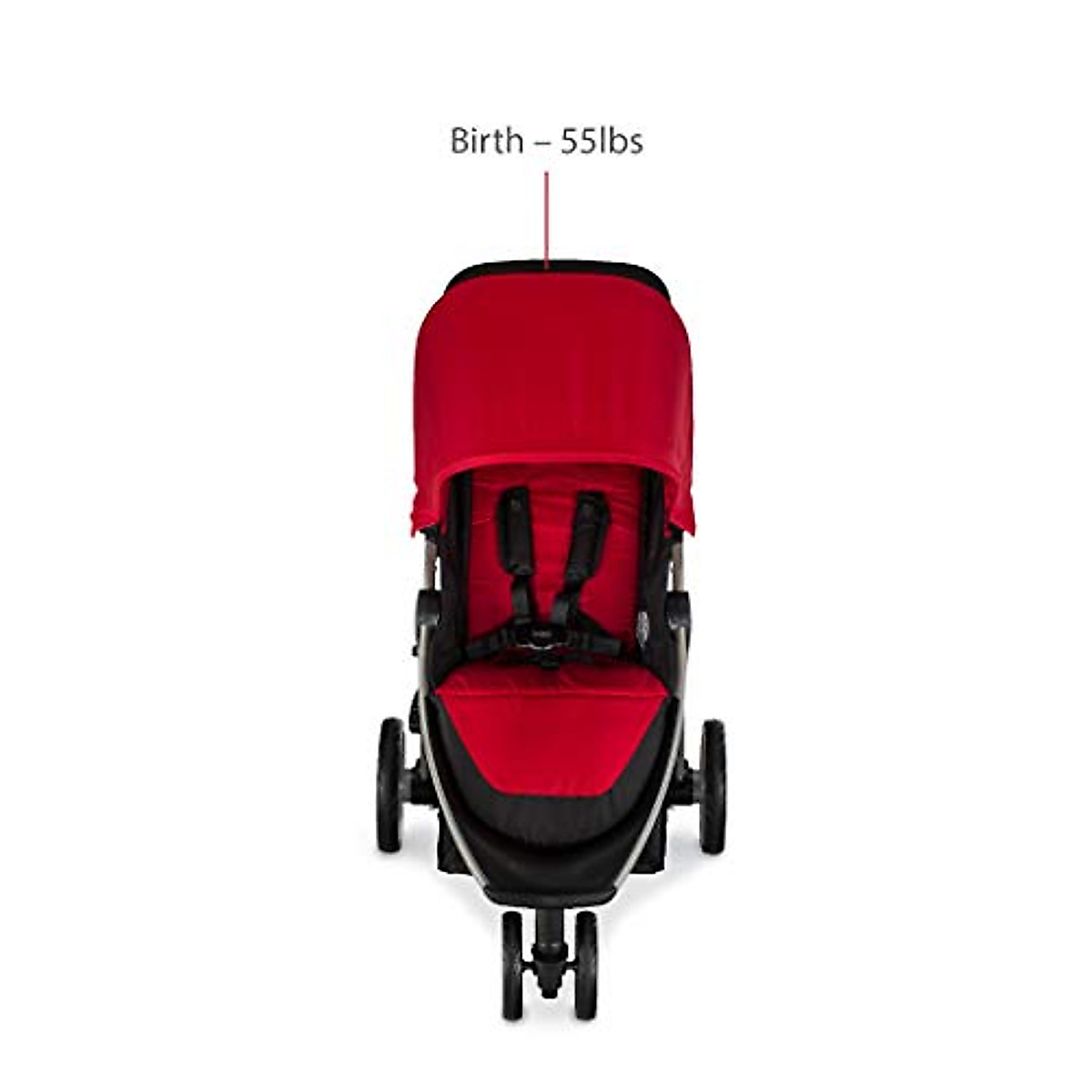 Britax B-Lively Lightweight Stroller, Cardinal