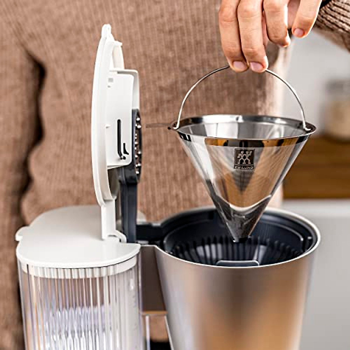 ZWILLING Enfinigy Drip Coffee Maker, 1-unit, Stainless Steel