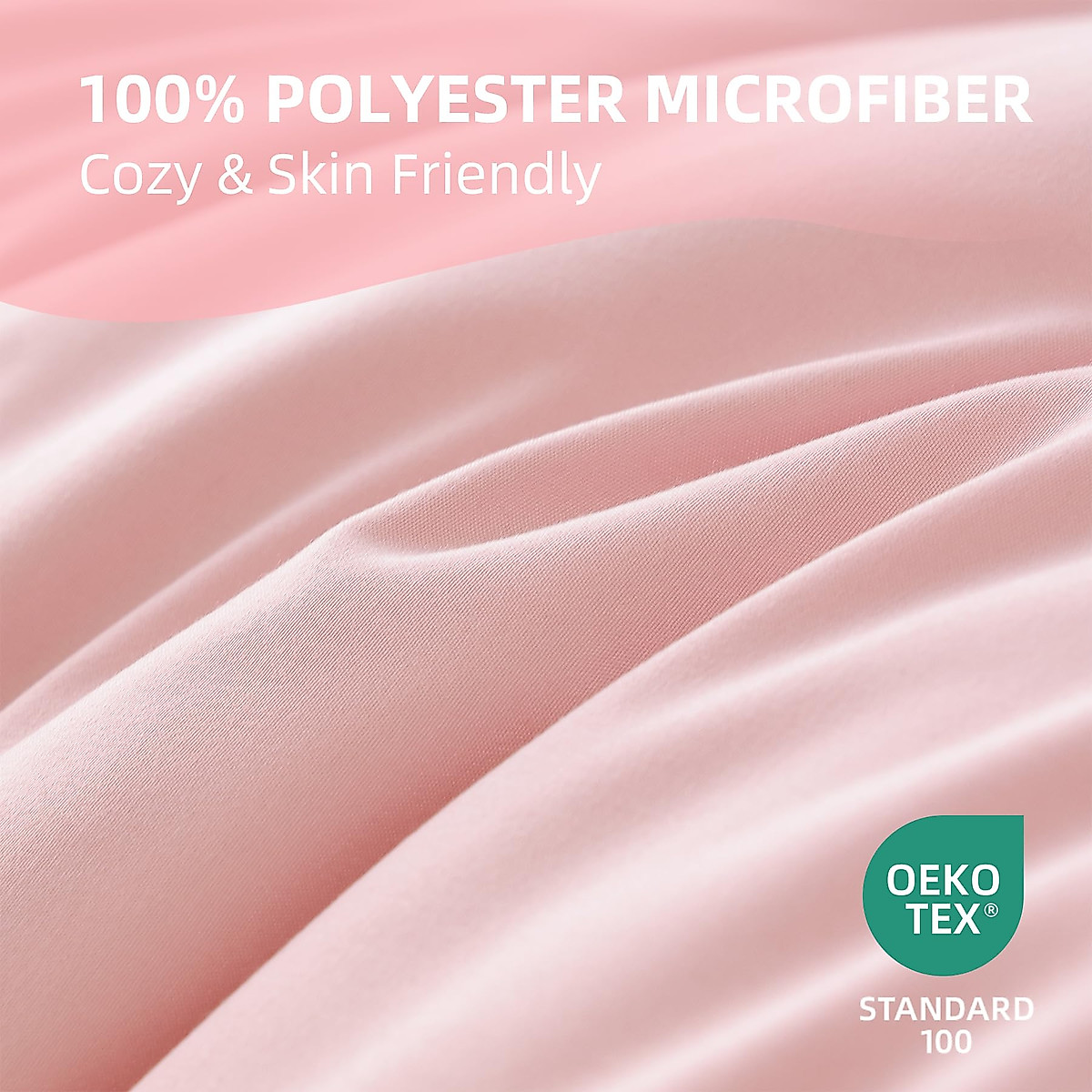 Soft Breathable Duvet Cover Twin Size - Luxury 100% Washed Duvet Cover Set, 2 Piece Bedding Set 1 Duvet Covers 68x90 Inches with Zipper Closure and 1 Pillow Shams for Twin Size Bed