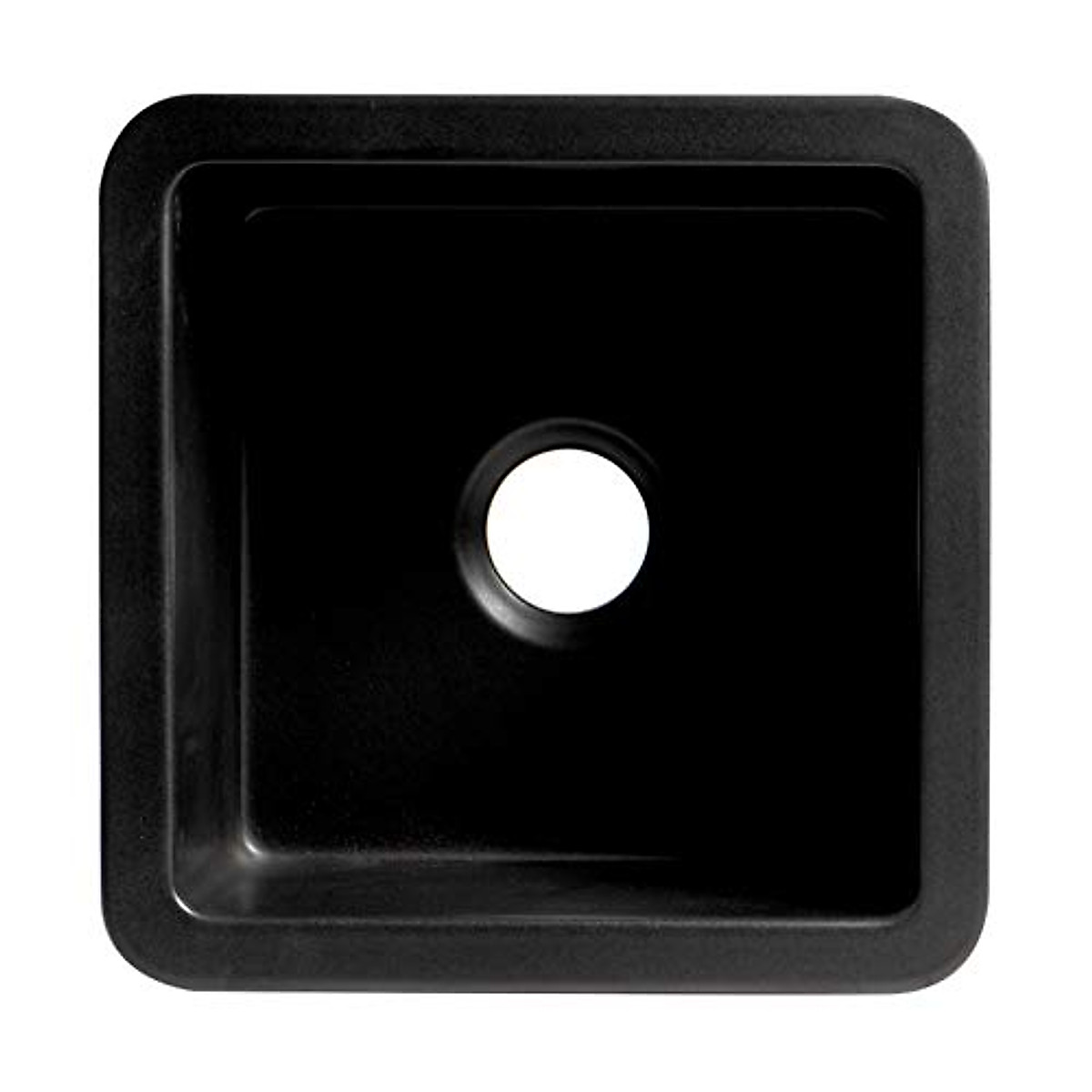 ALFI brand ABF1818S-BM Kitchen Sink, Black Matte