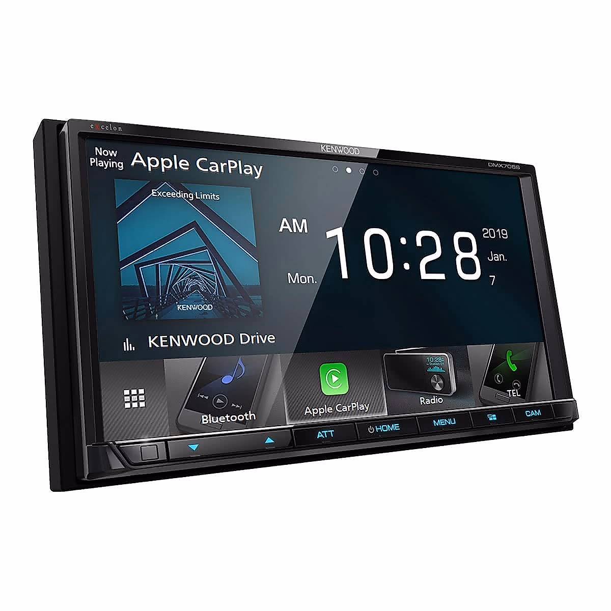 Kenwood DMX706S Digital Media Receiver with Wired CarPlay (Renewed)