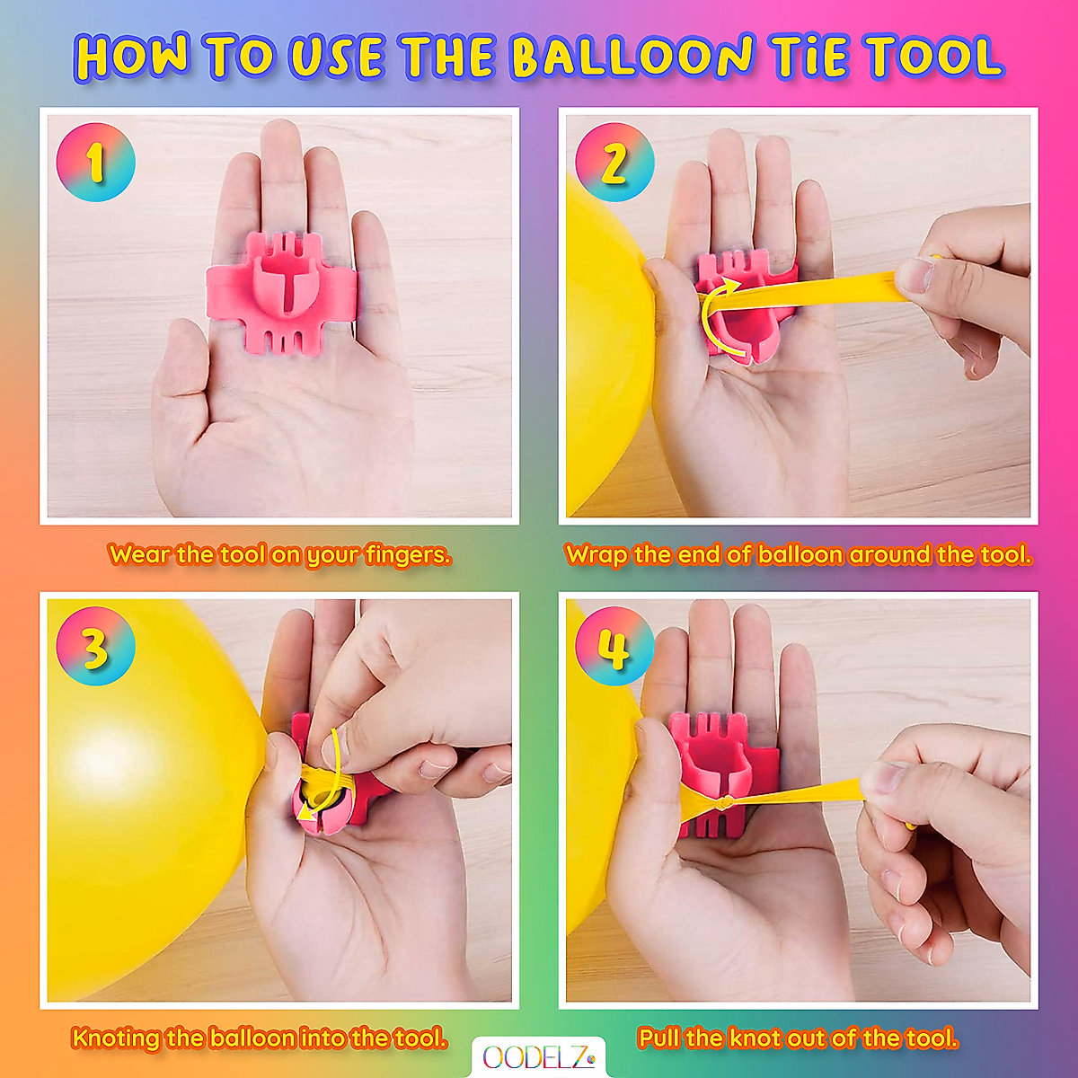 Balloon Pump Hand Pump-Balloon Inflator & Balloon Kit-2 Hand Air Pump for Balloons & Ballon Garland Kit- tie Tool, Balloon String & Tape for Birthday Party Decorations, Portable Air Pump Inflatables