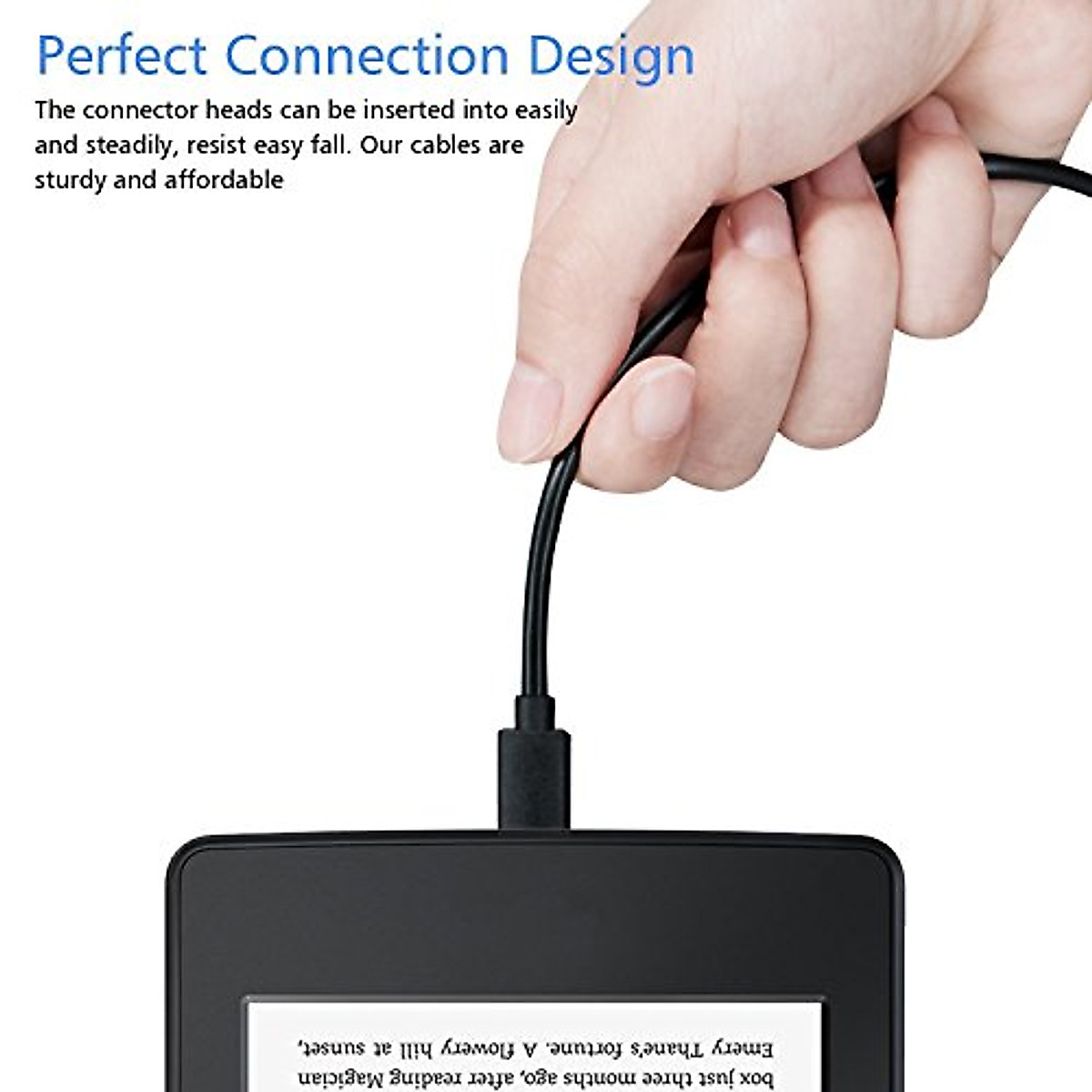 Android Charging Cable, 15Ft Charger Cable for PS4 Xbox One Controller, Durable Micro USB Cord Fast Charging Sync Wire for Samsung Galaxy S7 Edge S6 S5,LG,Moto G5,Black