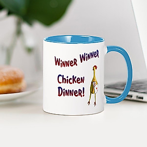 CafePress Winner Winner Chicken Dinner Mug Ceramic Coffee Mug, Tea Cup 11 oz