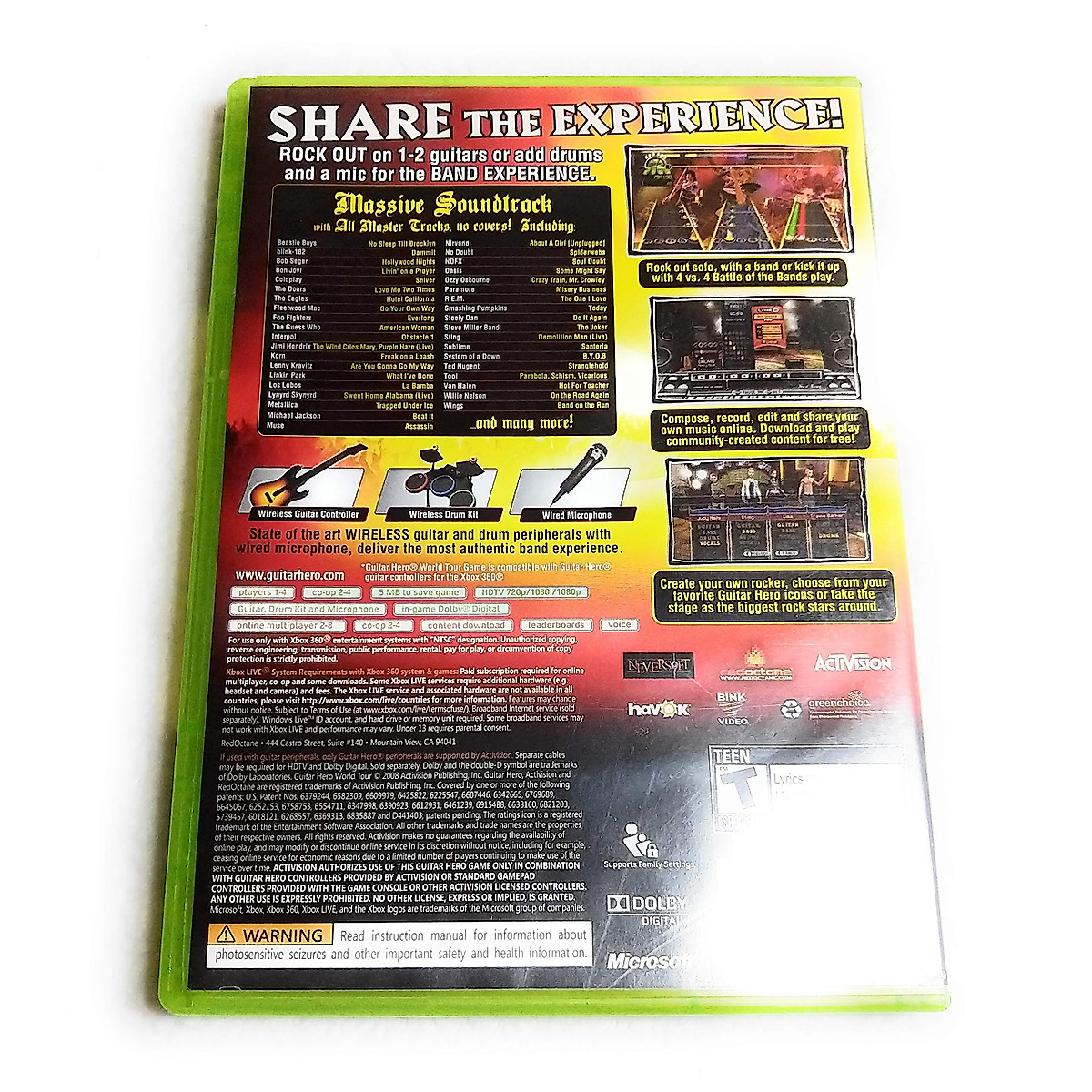 Guitar Hero World Tour (Renewed)