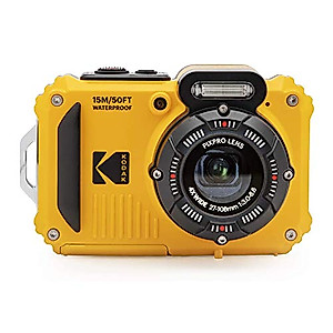 Kodak PIXPRO WPZ2 Rugged Waterproof 16MP Digital Camera with 4X Optical Zoom and Kodak 32GB microSDHC Card with Adapter Bundle (2 Items)