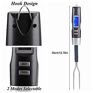 Meat Thermometer, Digital Thermometer Grill Fork, for Meat BBQ