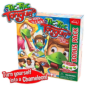 TIC TAC Tongue Game, Be Quick to Lick The Bugs, Chameleon Game, Ages 4+, Family Games, Memory Game, Fun Games, Toys for Boys, Party Games