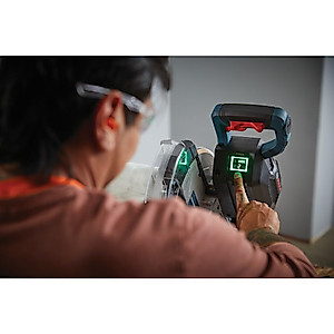 BOSCH GCM18V-12GDCN14 PROFACTOR™ 18V 12 In. Dual-Bevel Glide Miter Saw Kit with (1) CORE18V® 8 Ah High Power Battery