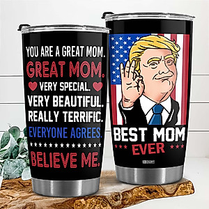 BECHUSKY Gifts for Mom - You Are A Great Mom - Mom Christmas Gifts - Gifts For Mom From Children, Son, Daughter, Husband - Mom Birthday Gifts - Mom Gifts Mothers day, Wife - Funny 20 Oz Tumbler