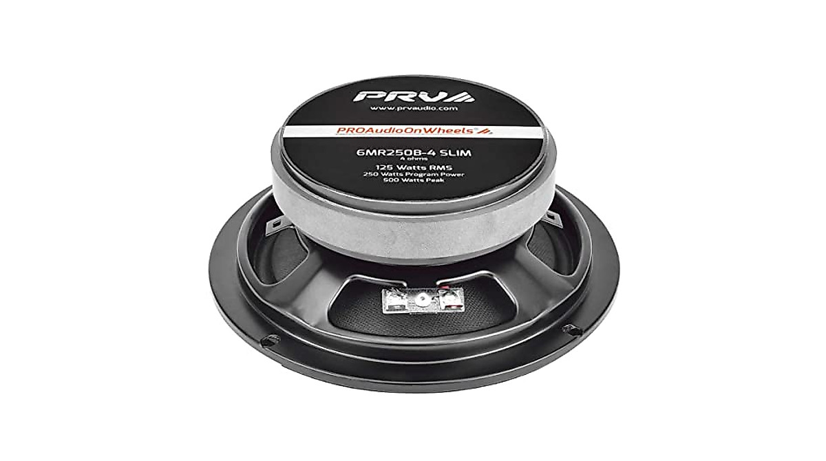 PRV AUDIO 6.5" Slim Midrange Car Speakers - 250W, 4 Ohm