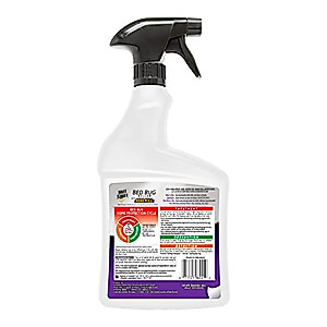 Hot Shot Ready-to-Use Bed Bug Killer Spray, Kills Bed Bugs and Bed Bug Eggs, Kills Fleas and Dust Mites, 32 Ounce (Pack of 2)