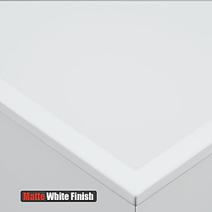 JQK Shower Niche No Tile Need, 18"×14" Matte White Bathroom Insert Shelf, 304 Stainless Steel Recessed Shower Caddy Organizer Storage, SNL1814-WH