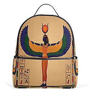 Use4 Ancient Egyptian Vintage Polyester Backpack School Travel Bag