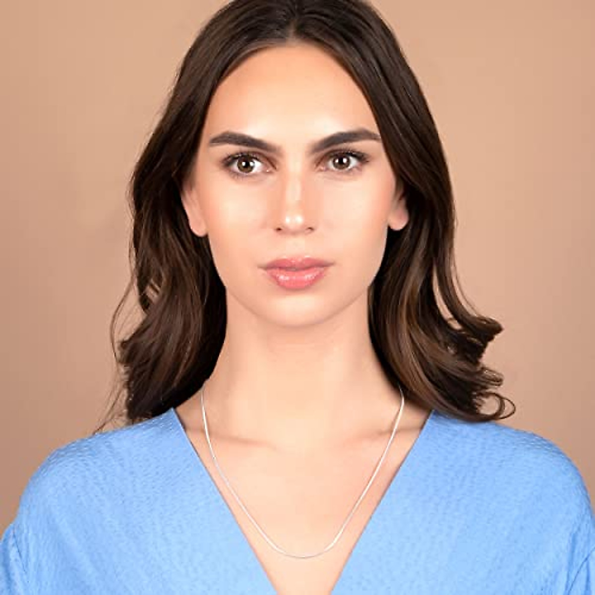 PORI JEWELERS 925 Sterling Silver Italian Magic Snake Chain Necklace - 16"-30" (20, 1.2MM, Silver)