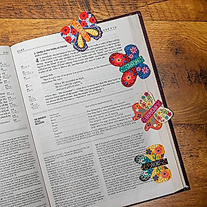 Hope Piece Joy Love Colorful Butterfly 2 x 1.5 Vinyl Decorative Magnetic Bookmark