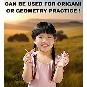 Kitchen RMore Burger Patty Paper 1000 Pcs - Hamburger Wax Paper to Separate Frozen Pressed Patties BBQ - for Easy Release from Burger Press Patty Maker - for Origami and Patty Paper Geometry Math