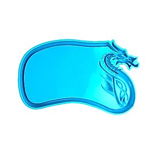 Dragon Head Shaped Resin Tray Molds,Jewelry Tray Silicone Mold for Epoxy Resin,Fruit Plate Resin Casting Mold