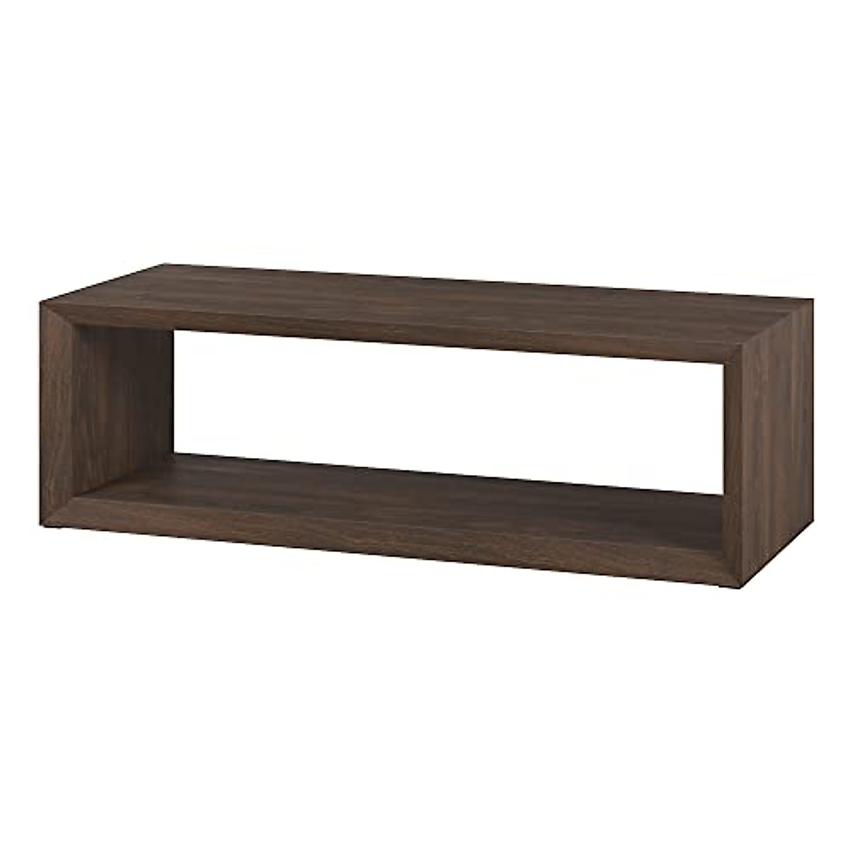 Henn&Hart Osmond Coffee Table, 58" Wide, Brown