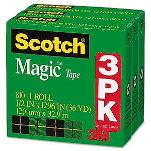 Scotch MMM810H3 Magic Tape Refill