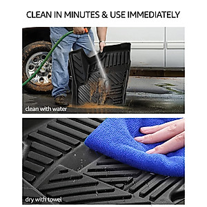 RZR Front Floor Mats, A&UTV PRO Floor Liners All Weather Protection Compatible for 2014-2023 Polaris RZR XP 1000 900 S XC Turbo 2 Doors Accessories Replace # 2880414
