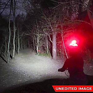 Greerride Rechargeable Bike Helmet Light - Bike Helmet Lights for Night Riding, Bicycle Helmet Light and Safety Cycling Helmet Light for Bike Helmet with Flashing and Steady Modes