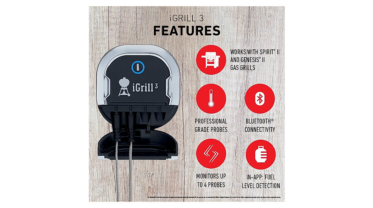 Weber iGrill 3 Grill Thermometer - Precise BBQ Control