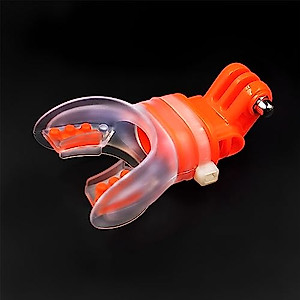 REYGEAK Mouth Mount for GoPro HERO11/10/9 Action 3, Bite Mount Mouthpiece Holder POV Filming for Hero 11 10 9 8 7 Surfing Kayaking Including Floating Module