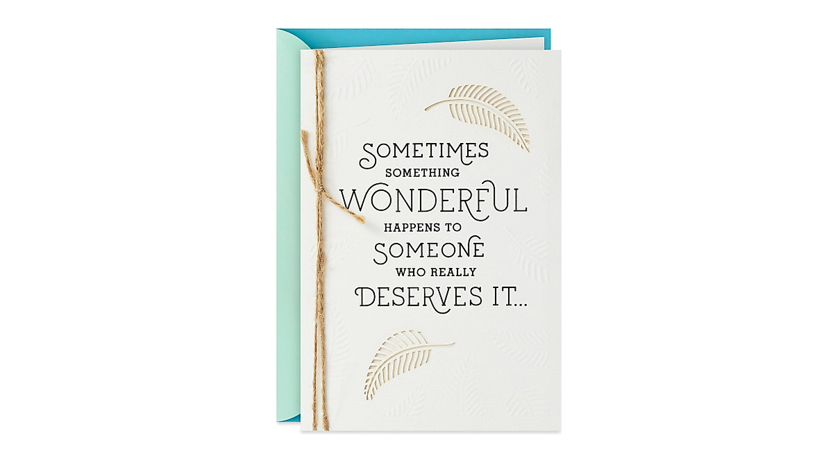 Hallmark Fern Pattern Graduation & Congratulations Card