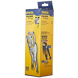 IRWIN VISE-GRIP Locking Pliers, Welding Clamp, 9-Inch (25ZR)