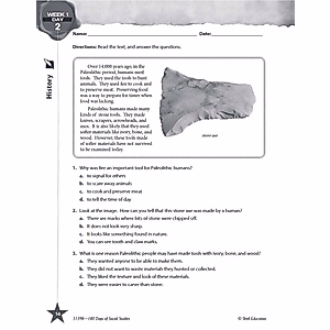 180 Days™: Social Studies, Civics for 6th Grade Practice Workbook for Classroom and Home, Cool and Fun Practice Created by Teachers (180 Days of Practice)