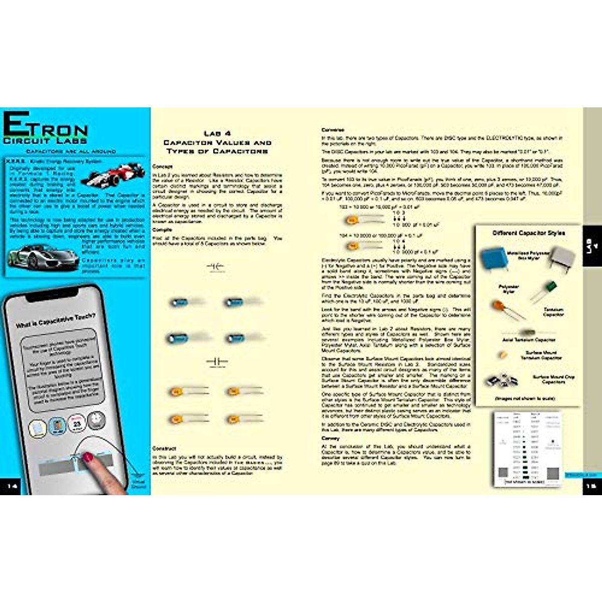 Intro to Electronics Book & Complete Component Kit STEM Compliant 40 Projects