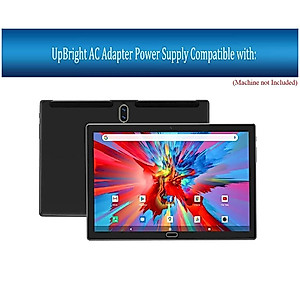 UpBright USB-C 5V AC/DC Adapter Compatible with ZONKO K118 K118A D115 K113B K110 K105 Tablet 10 10.1 inch 2 in 1 4G Phone Dual Sim Slot Octa-Core K-T100502000U 5VDC Power Supply Battery Charger