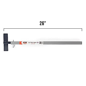 LogsFlippin - Outdoor Fire Pit Poker (Lil 26" - 45" Adjustable Size) Outdoor Fire Poker for Fire Pit with Flipper Head - Fire Place Set Tools & Fire Pit Accessories - Outside Campfire Poker Stick