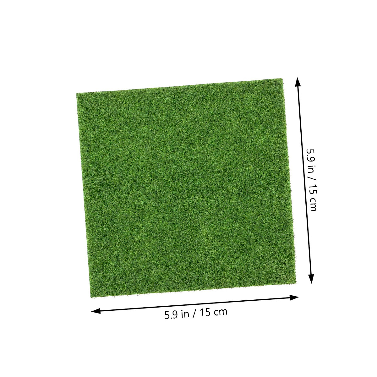 YARNOW 16 Pcs Artificial Grass Tiles Outdoor Greenery Artificial Grass Wall Artificial Turf Tiles Fairy Garden Accessories House Plants Indoors Live Green Rug Faux Lawn Bricks Fish Tank