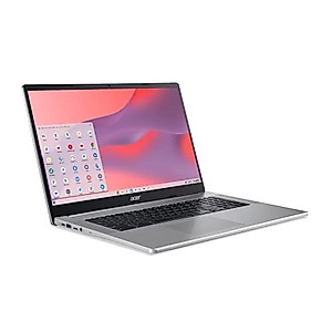 Acer Chromebook 317 CB317-1H-C6RK Laptop | Intel Celeron N4500 | 17.3" Full HD IPS Display | 4GB LPDDR4X | 128GB eMMC | Intel Wireless Wi-Fi 6 AX201 802.11ax | Chrome OS, Silver